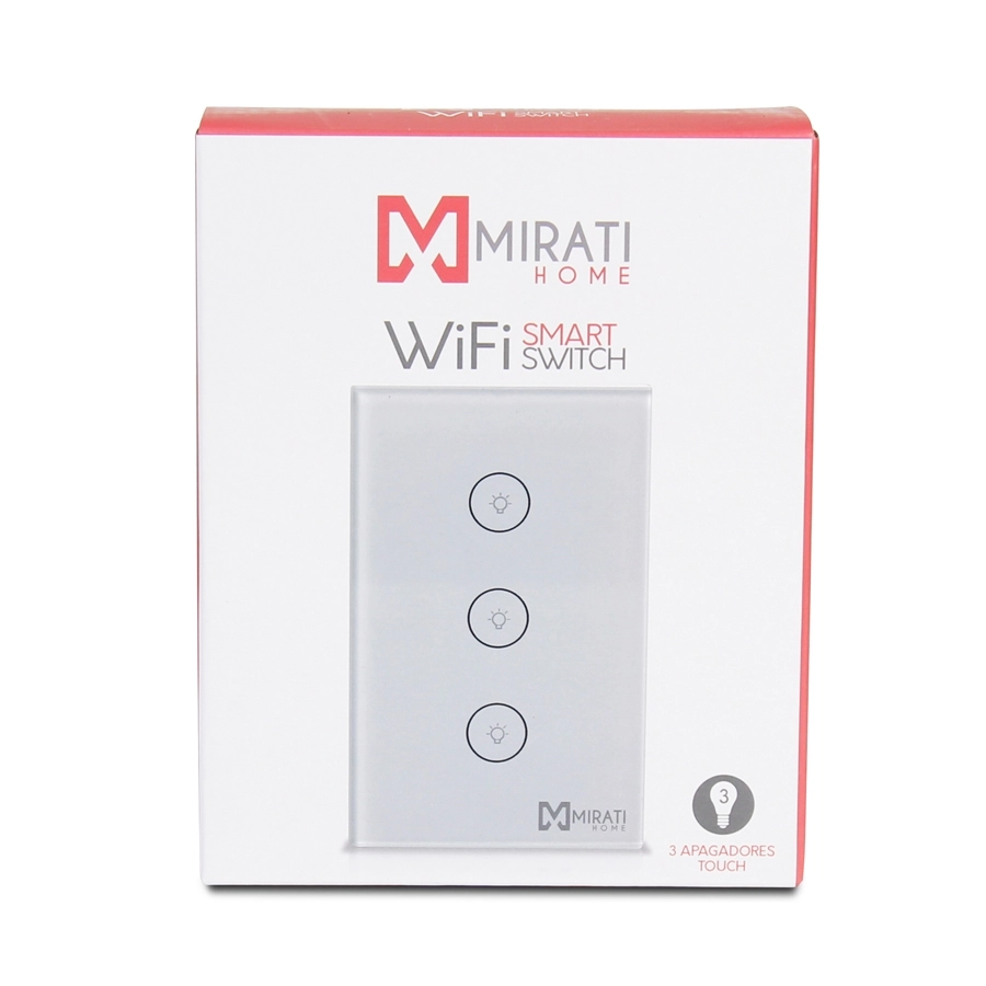 Compra Apagador inteligente de pared // mirati // wifi 24ghz // 3 ...