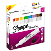 Compra Marcador acuacolor sharpie base agua estuche c/8 pzas 2184200 ...