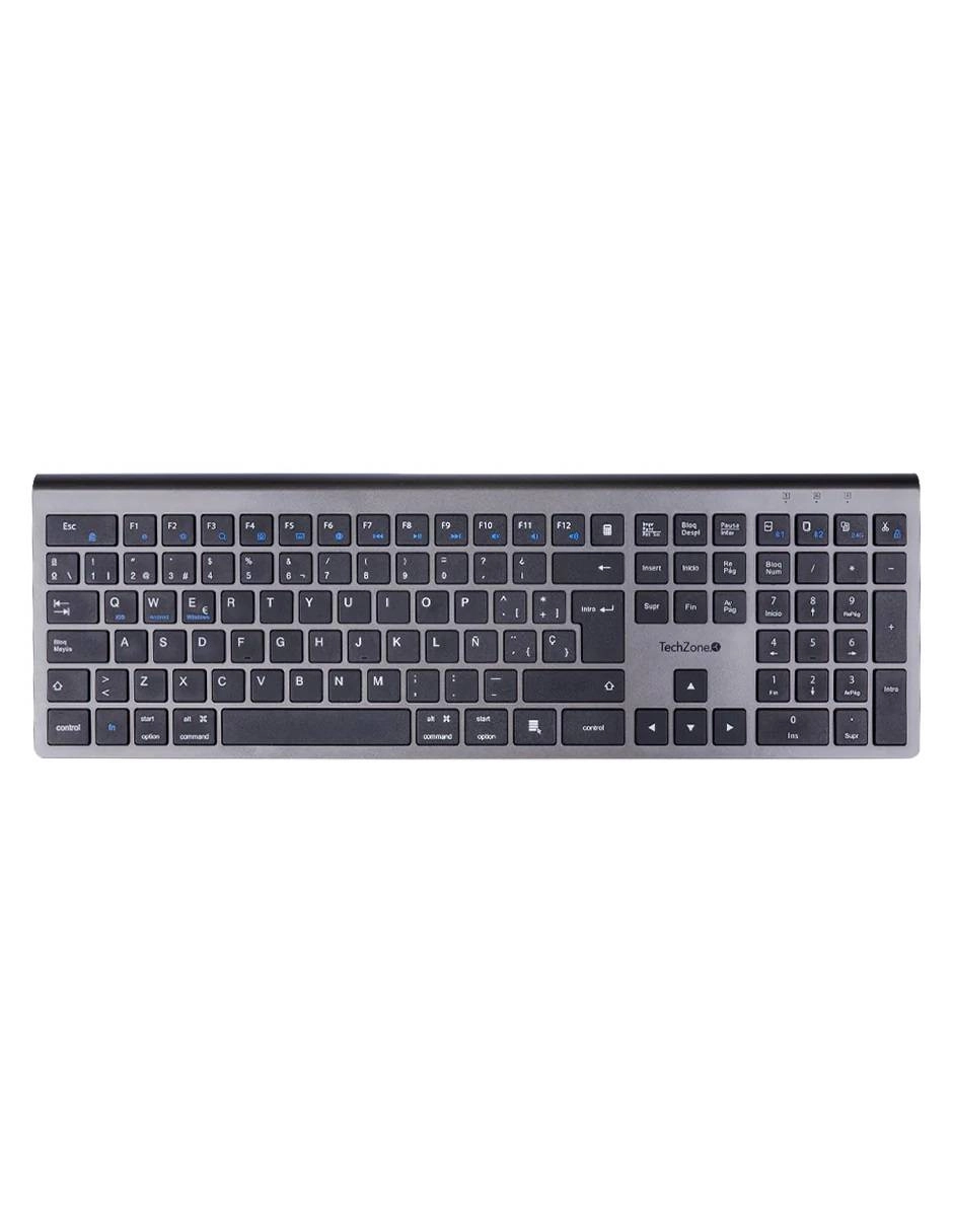 Compra Teclado hefestos recargable con conexión bluetooth techzone tzactcb01 TZACTCB01 | Cityshopmx