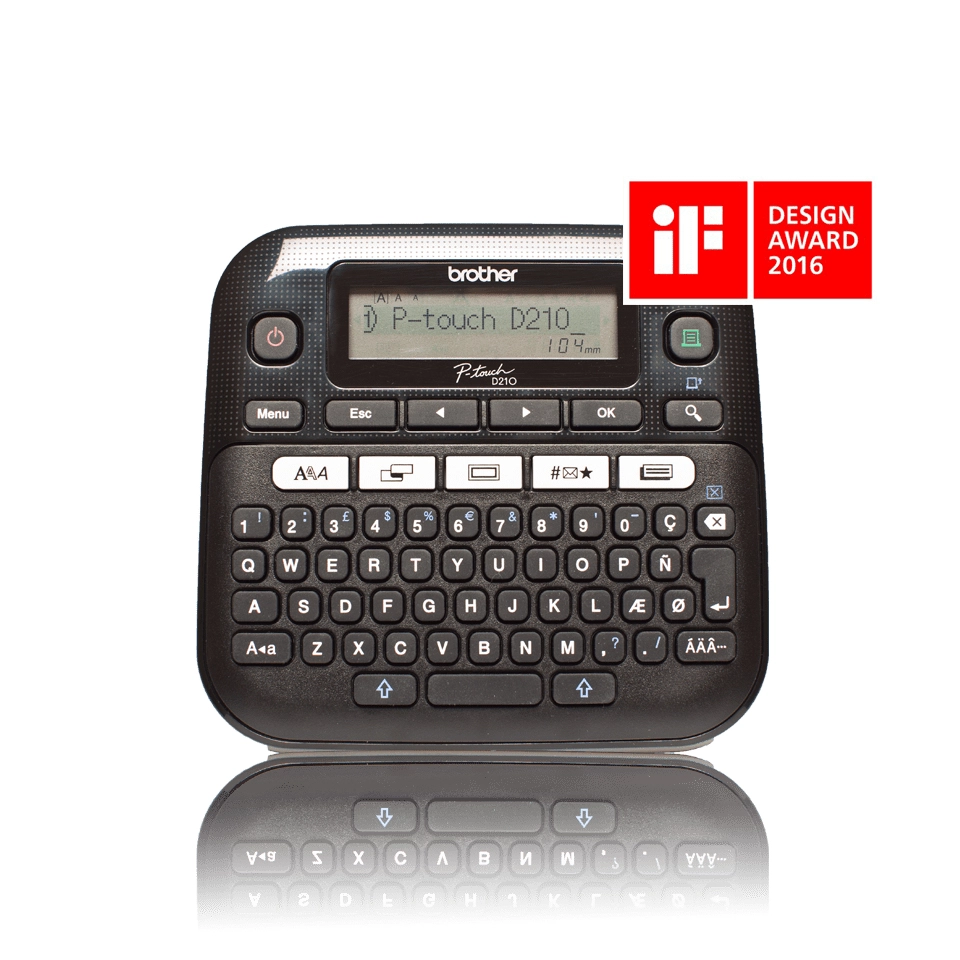 Compra Rotulador brother ptouch ptd210 transferencia térmica teclado ...